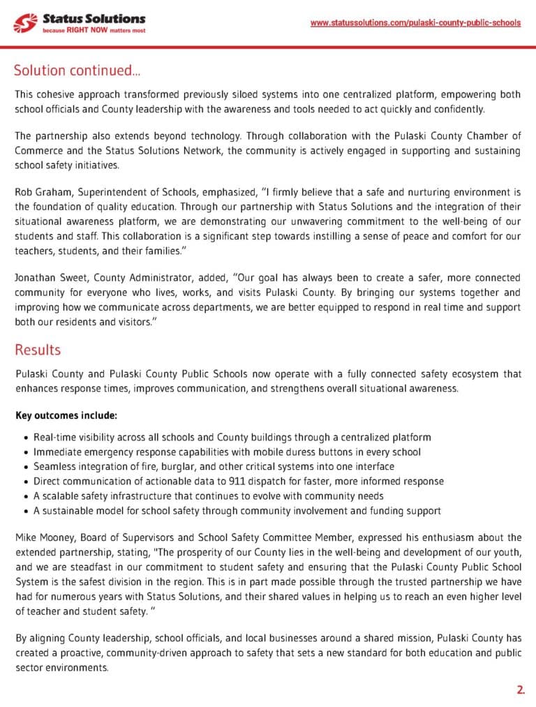 Case Study: Creating a Unified Approach to Safety Across Schools and ...